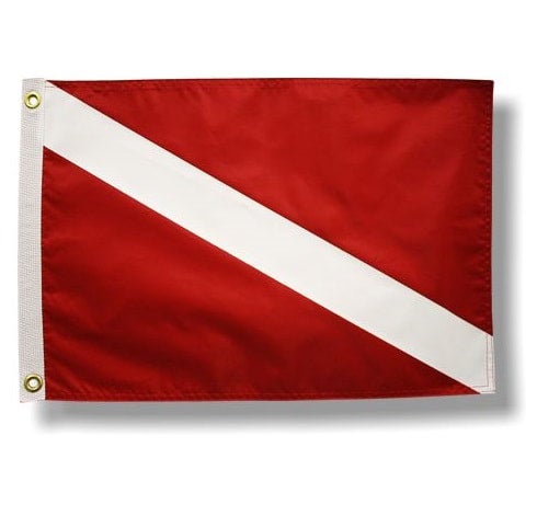 Diver Down Flag 12X18" | Largo Cargo Co.
